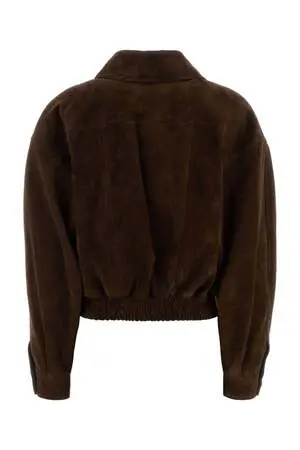 Saint Laurent Chocolate Suede Jacket