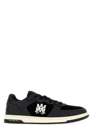 Amiri Two-tone Suede And Fabric Newport Sneakers - Multicolor