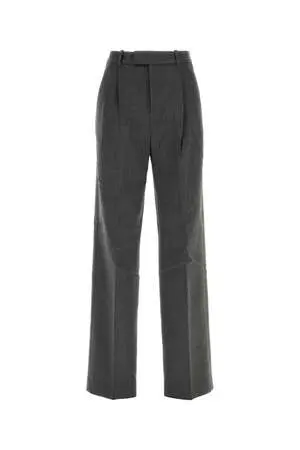 SELF-PORTRAIT Twill Tailored Trousers - Gray