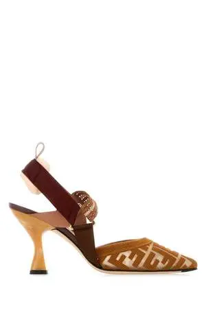 Fendi Mesh Colibrã¬ Pumps - Multicolor
