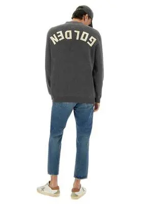 GOLDEN GOOSE Logo Lapel Cardigan