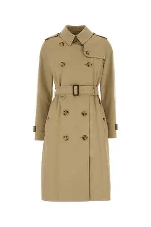 Burberry Twill Trench Coat - Brown