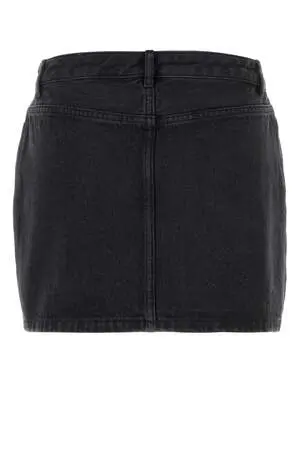 A.p.c. Denim Mini Skirt - Black