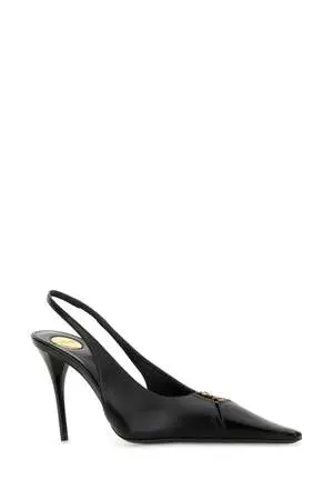 Saint Laurent Leather Babylone 90 Pumps - Black