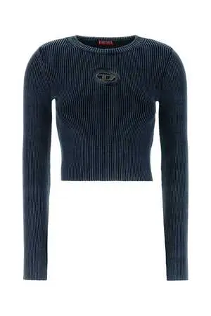 DIESEL® Denim Cotton M-anchor T-shirt - Blue