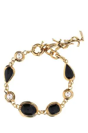 Saint Laurent Metal Bracelet - Gold