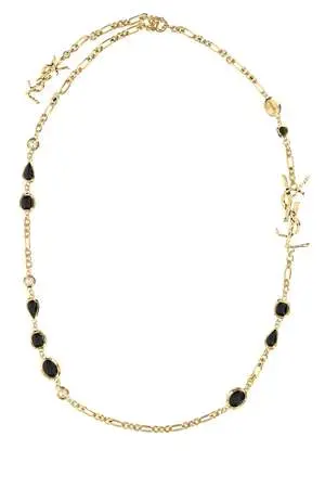 SAINT LAURENT SAINT LAURENT Metal Cassandre Necklace
