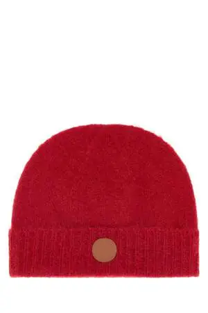 VIVIENNE WESTWOOD Alpaca Blend Fluffy Beanie Hat - Red