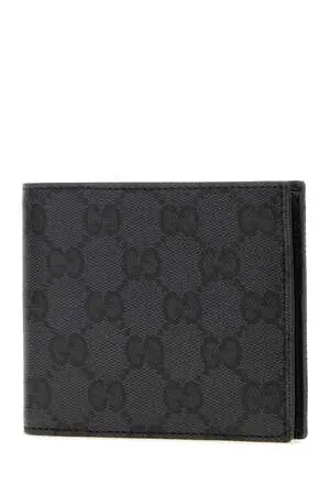 Gucci Black Gg Canvas Essence Classic Wallet