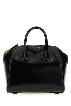 Givenchy Leather Mini Antigona Handbag - Black