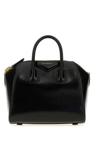 Givenchy Leather Mini Antigona Handbag - Black