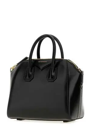 Givenchy Leather Mini Antigona Handbag - Black