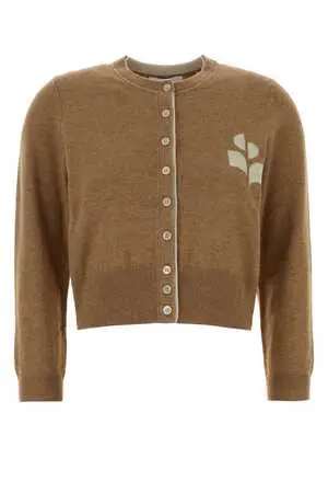 Isabel Marant Étoile Biscuit Cotton Blend Lona Cardigan - Brown