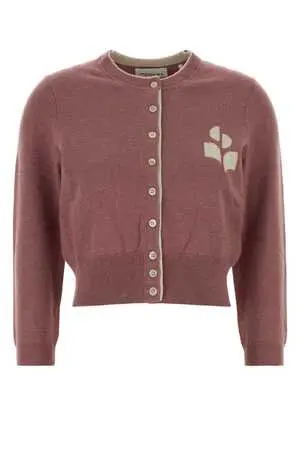 Isabel Marant Étoile Antiqued Cotton Blend Lona Cardigan - Pink