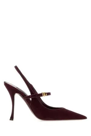 Dolce & Gabbana Suede Spazzolato Morbido Slingback Pumps - Multicolor