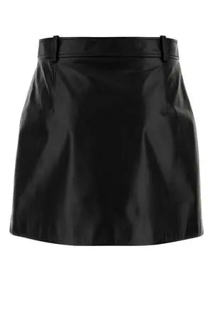 Gucci Leather Mini Skirt