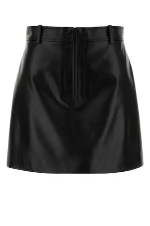 GUCCI GUCCI Leather Mini Skirt