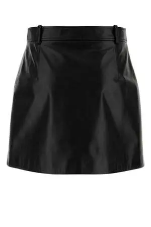 Gucci Leather Mini Skirt
