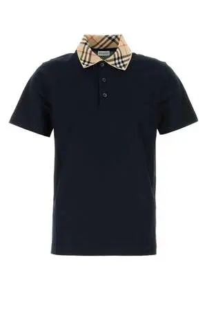 Burberry Slate Piquet Polo Shirt - Black