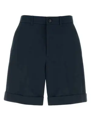 Valentino Garavani Cotton Bermuda Shorts - Blue