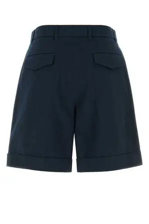 Valentino Garavani Cotton Bermuda Shorts - Blue