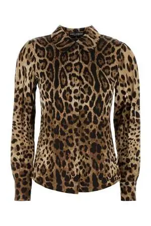 Dolce & Gabbana Animal Print Silk Shirt - Multicolor