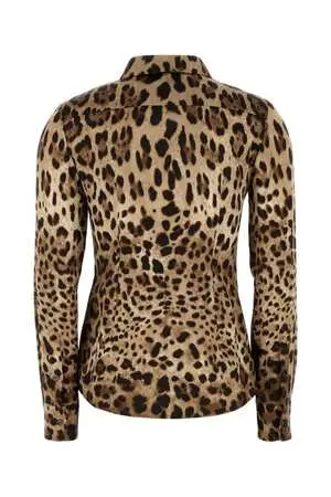 Dolce & Gabbana Animal Print Silk Shirt - Multicolor