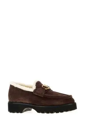 Valentino Garavani Suede Vlogo Signature Loafers