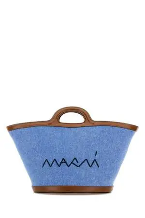 Marni Denim Bucket Bag - Blue