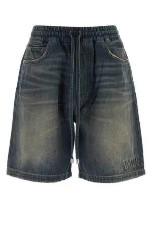 Amiri Denim Bermuda Shorts - Blue