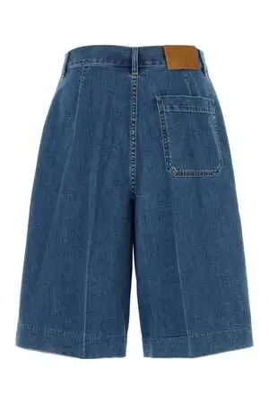 Bottega Veneta Denim Bermuda Shorts