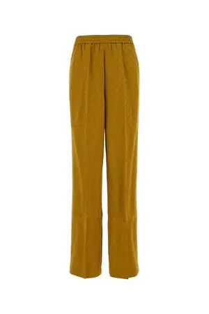Gucci Mustard Jacquard Joggers - Yellow