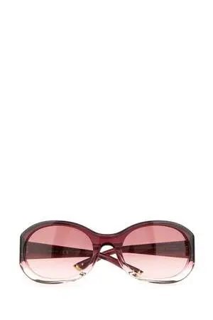 Gucci Burgundy Acetate Sunglasses