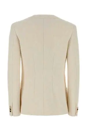 Alessandra Rich Ivory Boucle Blazer