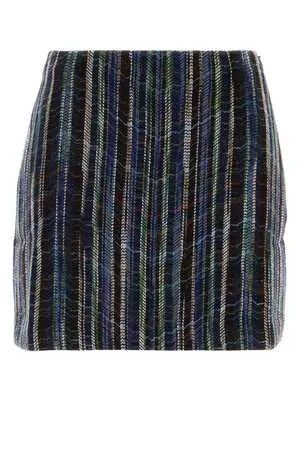 Missoni Embroidered Wool Blend Mini Skirt - Multicolor