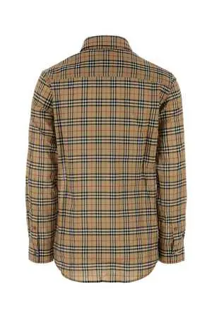 Burberry Embroidered Cotton Shirt