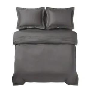 PURE PARIMA Yalda Comforter Set Charcoal - Silver