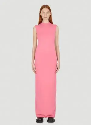 Sportmax Calcio Open Back Maxi Dress - Pink