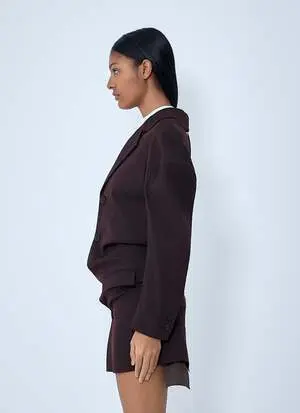 Issey Miyake Tailored Blazer Mini Dress
