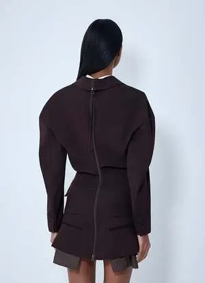 Issey Miyake Tailored Blazer Mini Dress