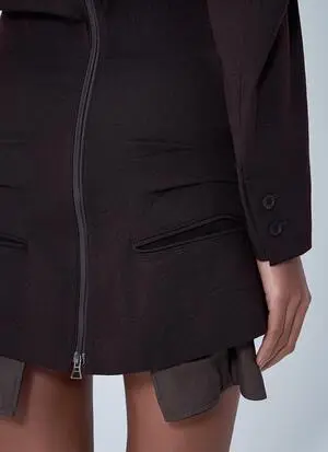 Issey Miyake Tailored Blazer Mini Dress