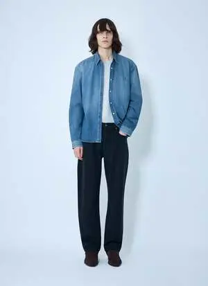 Saint Laurent Loose Straight Denim Pants
