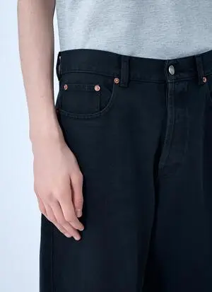 Saint Laurent Loose Straight Denim Pants