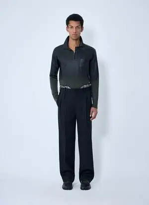 MAISON MARGIELA Wool Pleated Trousers