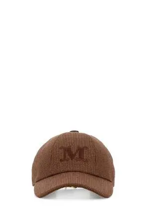 Max Mara Raffia Circense Baseball Cap