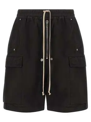 Rick Owens Cargobela' Bermuda Shorts - Black