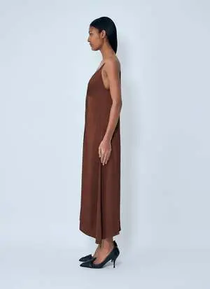 Prada Crepe Satin Midi Dress