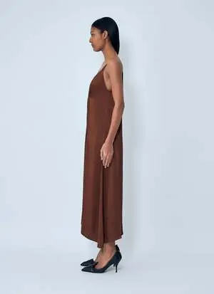 Prada Crepe Satin Midi Dress