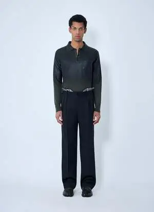 MAISON MARGIELA Long Sleeve Polo Shirt