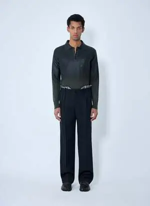 MAISON MARGIELA Long Sleeve Polo Shirt